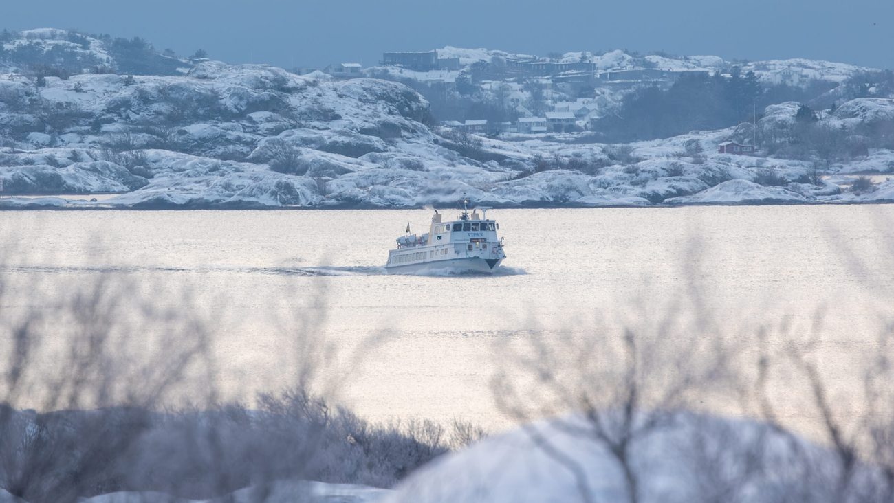 Sjöfartstidningen - Färjorna kör extraturer i snön